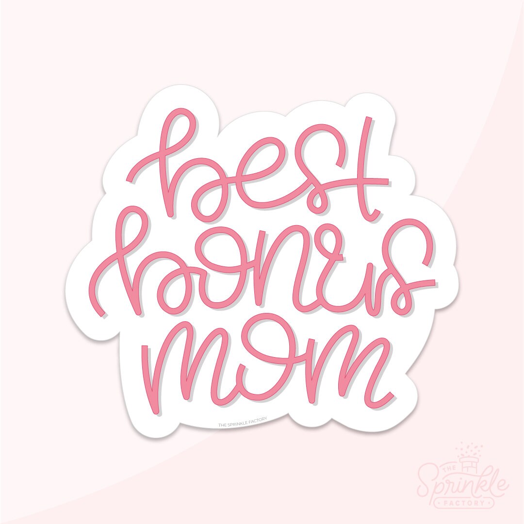 Best Bonus Mom Ever Cookie Cutter .STL Files + . PNG Eddie Image! - Etsy