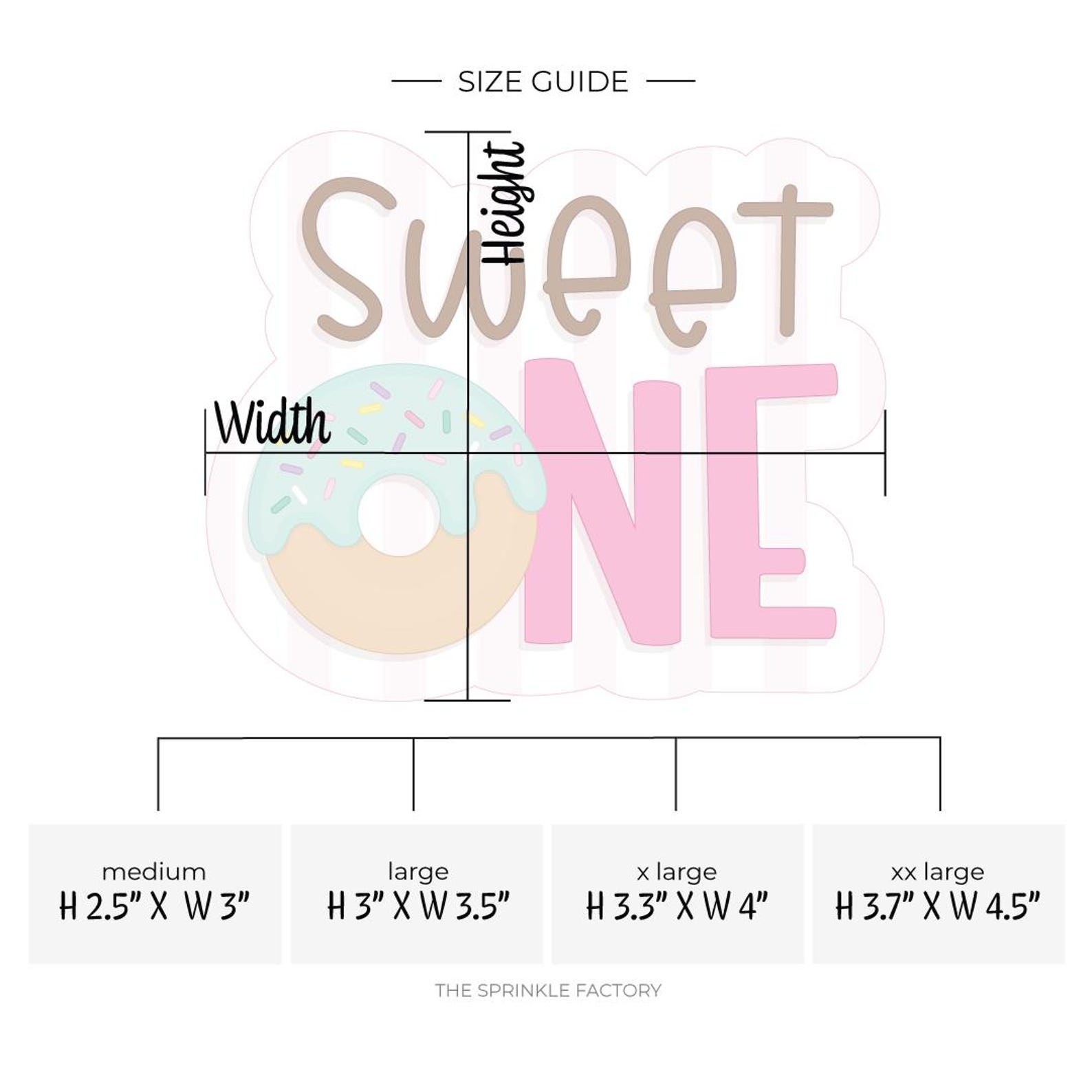 Sweet One Donut Cookie Cutter .STL File + . PNG Eddie Image! - Etsy