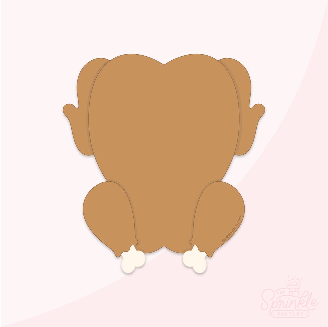 Roasted Turkey Cookie Cutter .STL File + . PNG Eddie Image! - Etsy