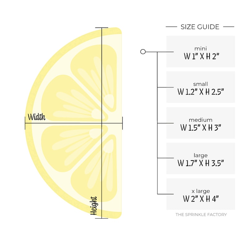 Lemon Slice Cookie Cutter Set .STL Files + . PNG Eddie Images! - Etsy