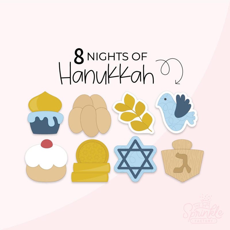 Hanukkah 8 Nights - Etsy