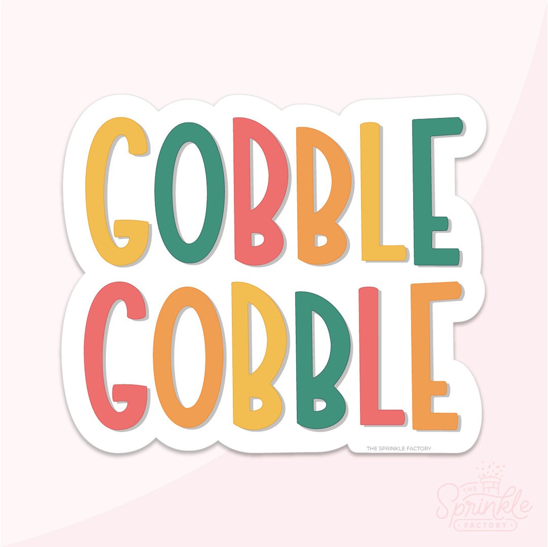 Gobble Gobble Cookie Cutter .STL File . PNG Eddie Image - Etsy