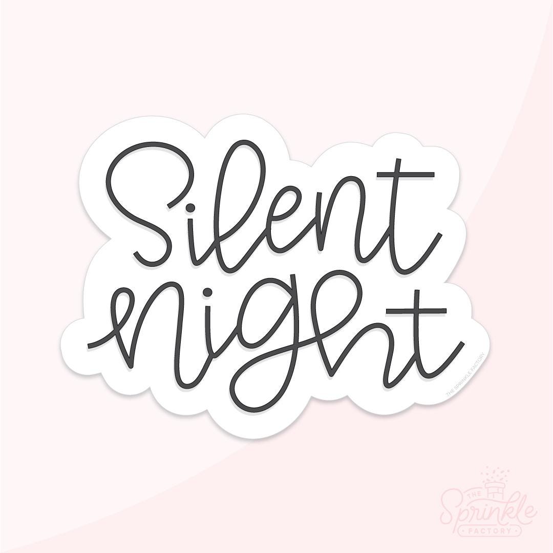 Silent Night Cookie Cutter .STL Files With Eddie .PNG Images - Etsy