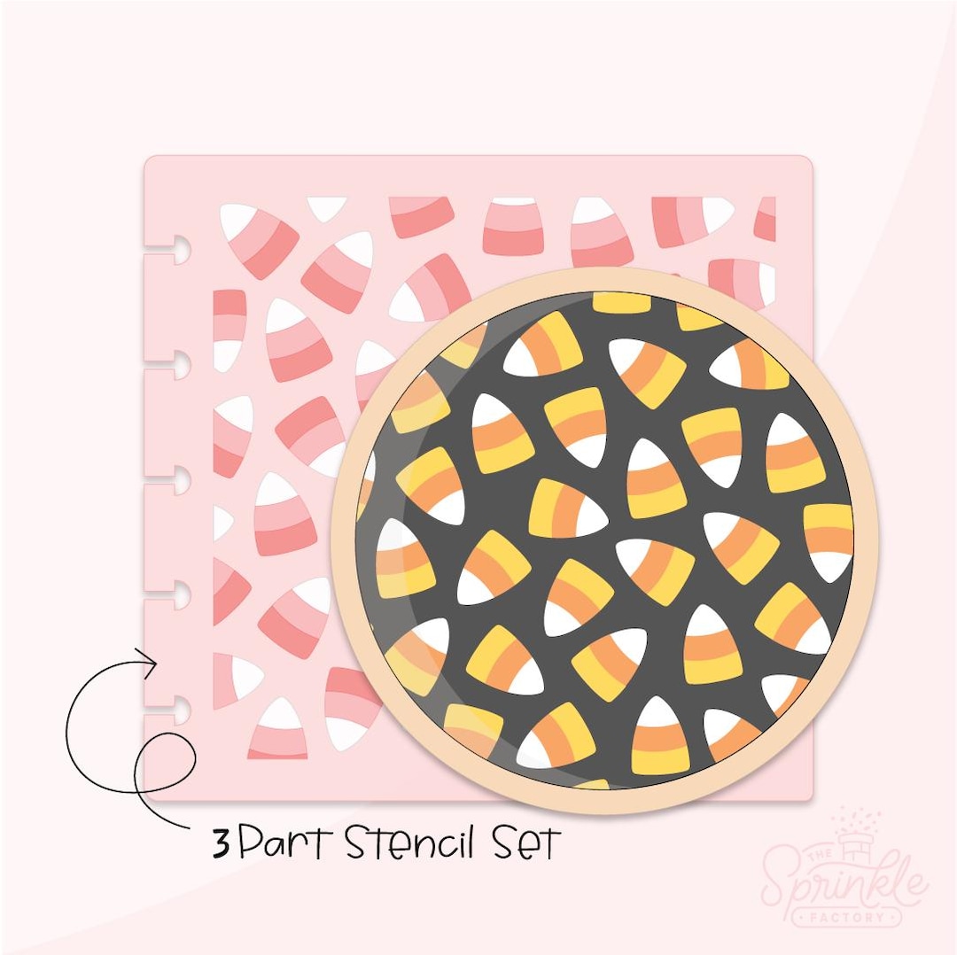 Candy Corn Digital .SVG Cookie Stencil! - Etsy