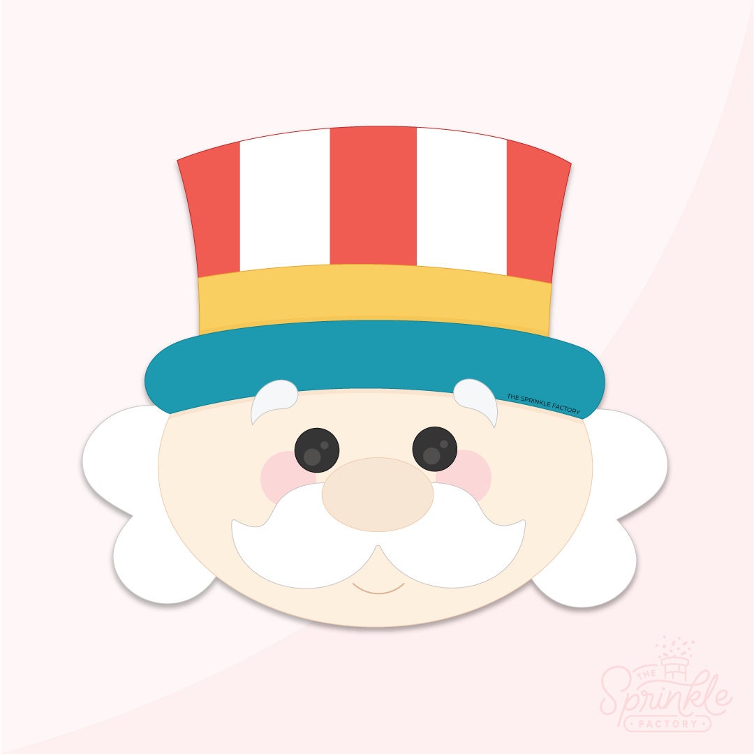 Uncle Sam Face Cookie Cutter .STL Files + . PNG Eddie Image! - Etsy