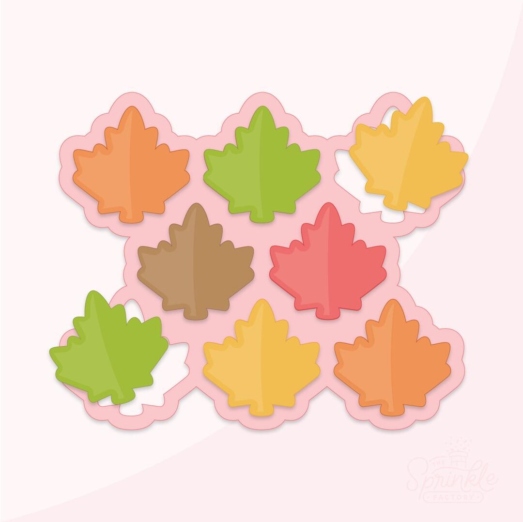 2" Maple Leaf Multi Cutter .STL + .PNG Eddie Image! - Etsy