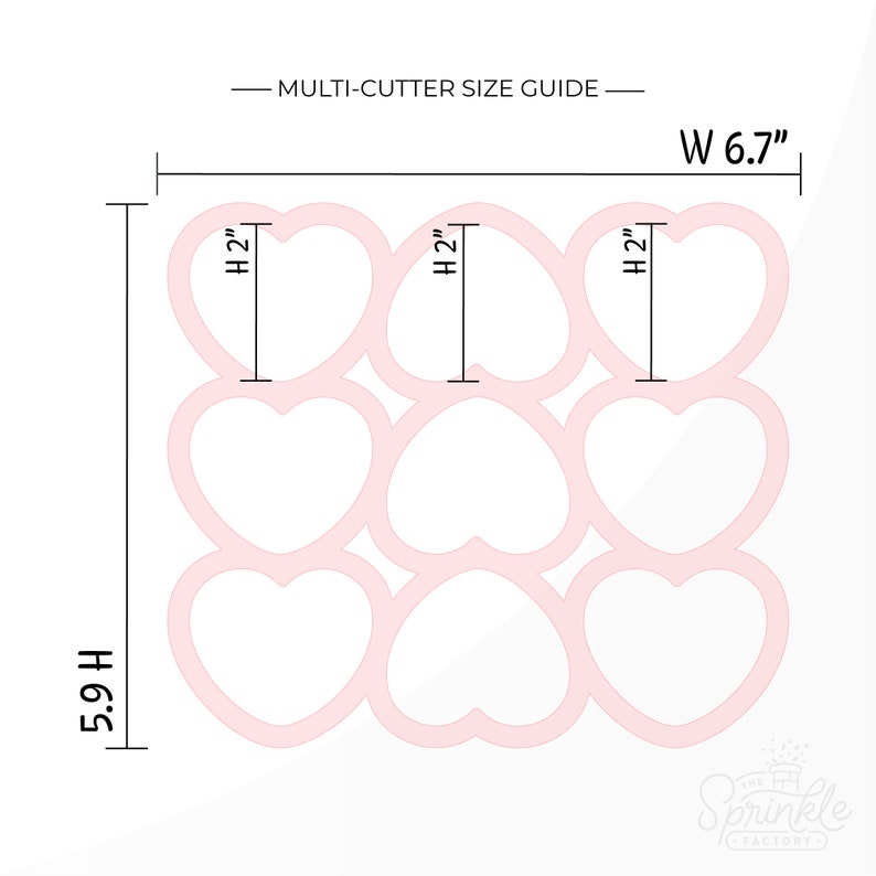 2" Conversation Heart Multi Cutter .STL + . PNG Eddie Images! - Etsy