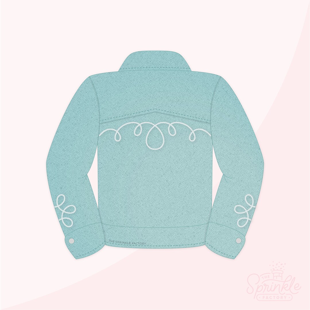 Cowboy Denim Jacket Cookie Cutter .STL Files + . PNG Eddie Image! - Etsy