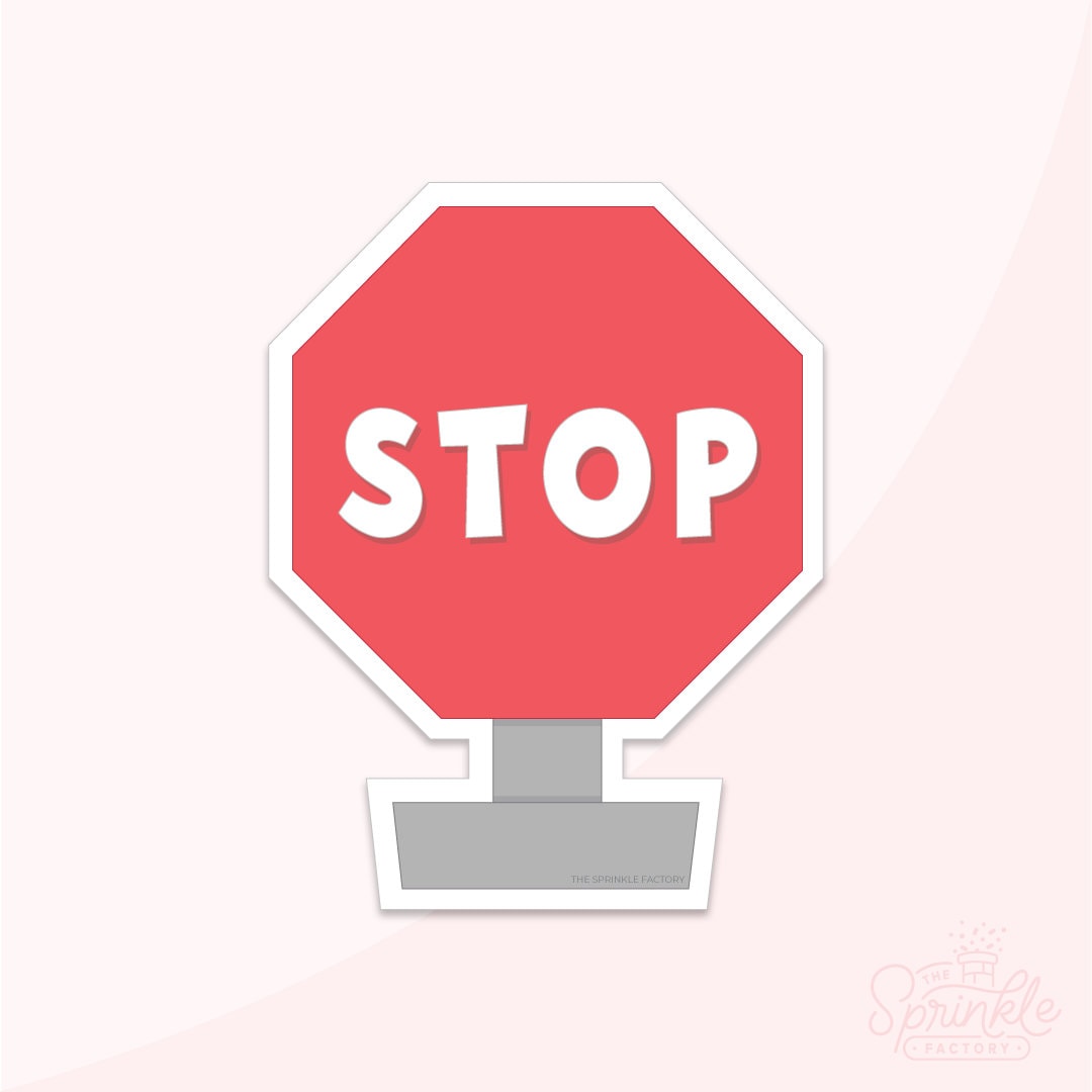 Stop Sign Modern Cookie Cutter .STL Files + . PNG Eddie Image! - Etsy