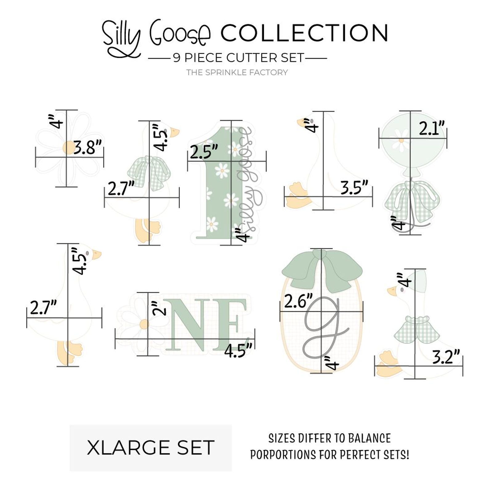 Silly Goose Cookie Cutter Collection 36 .STL Files + 21 .PNG Eddie ...