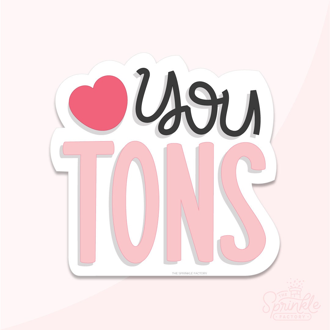 Love You Tons Cookie Cutter .STL Files + . PNG Eddie Images! - Etsy