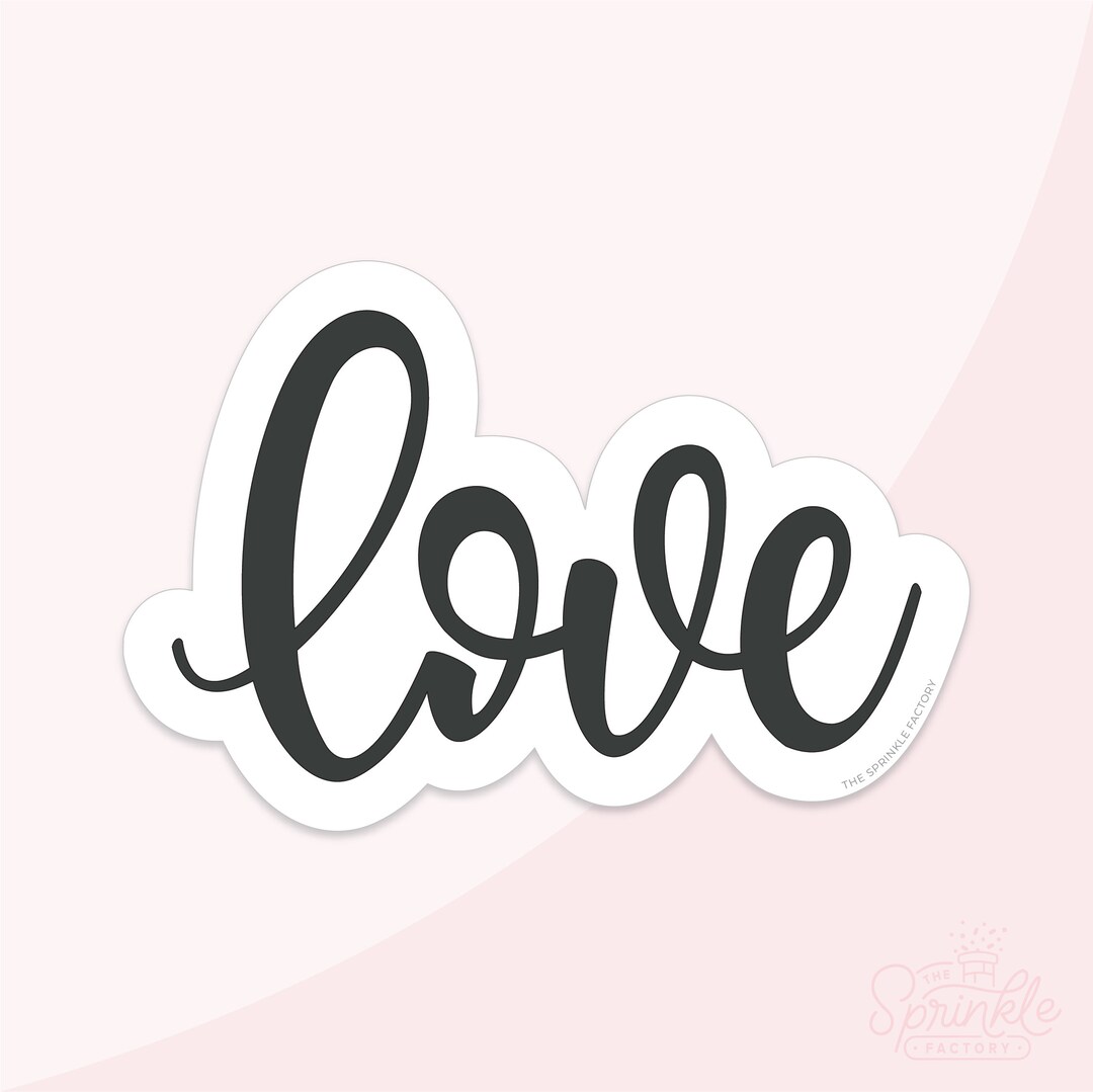 Lettered Love Cookie Cutter .STL Files + .PNG Eddie Image and .SVG ...