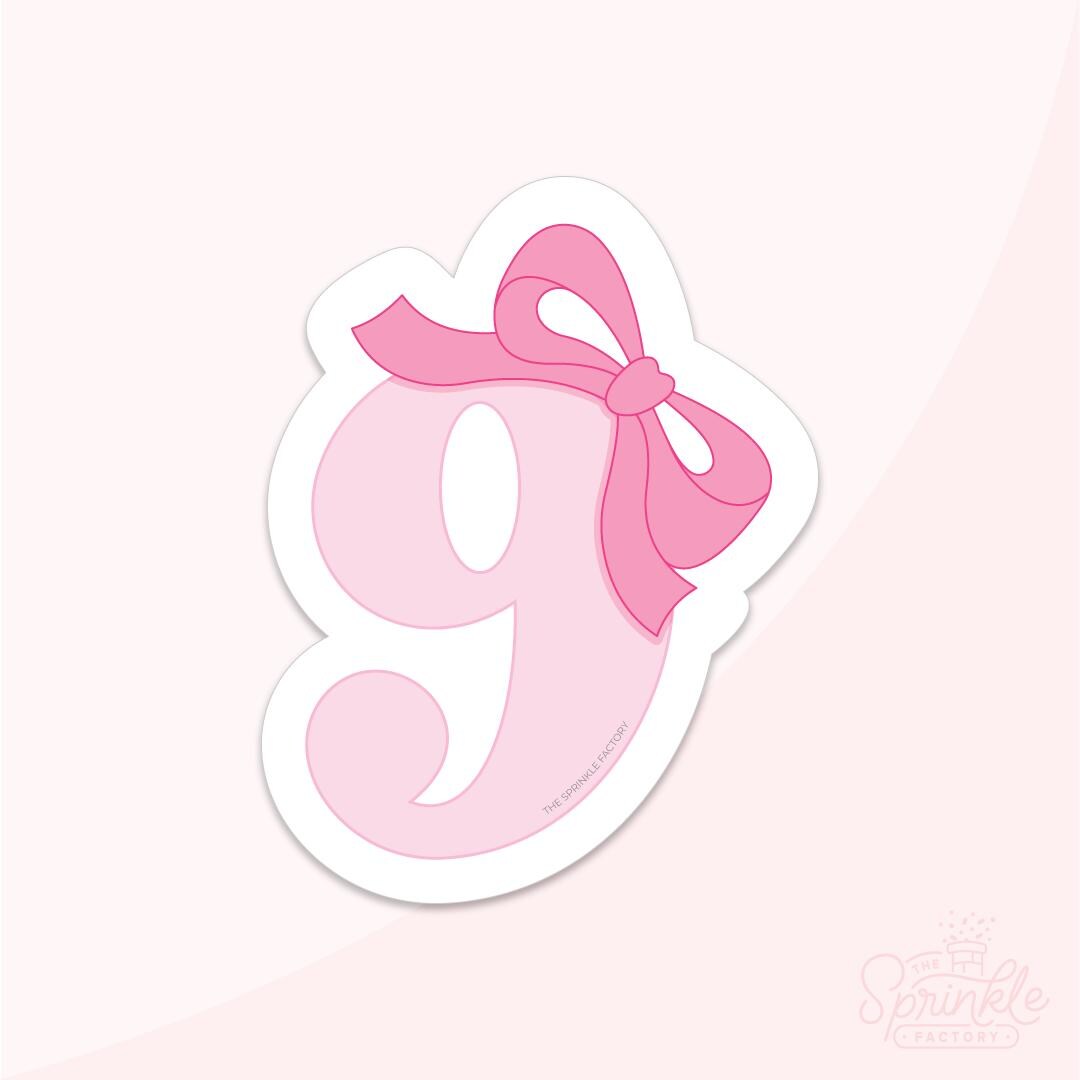 Coquette Number 9 Cookie Cutter Set .STL Files + . PNG Eddie Images! - Etsy