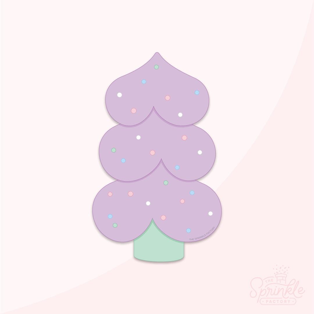 Gingerbread Frosting Tree Cookie Cutter .STL Files + . PNG Eddie Image ...