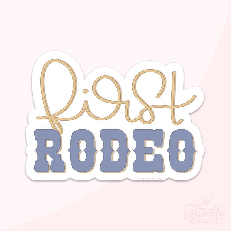 First Rodeo Birthday Cookie - Etsy