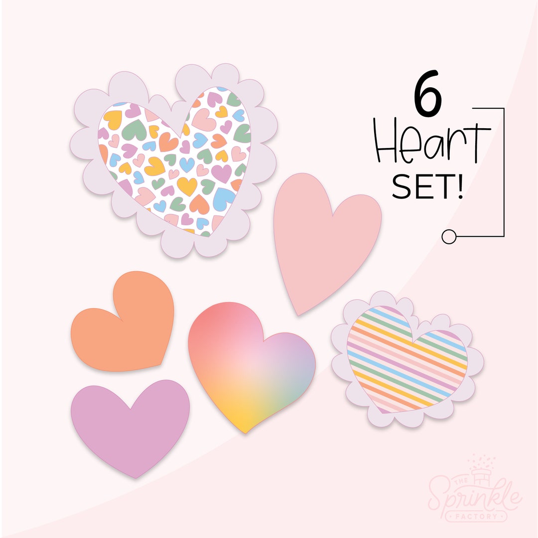 Trendy Heart Cookie Cutter .stls + . SVG Outlines! - Etsy