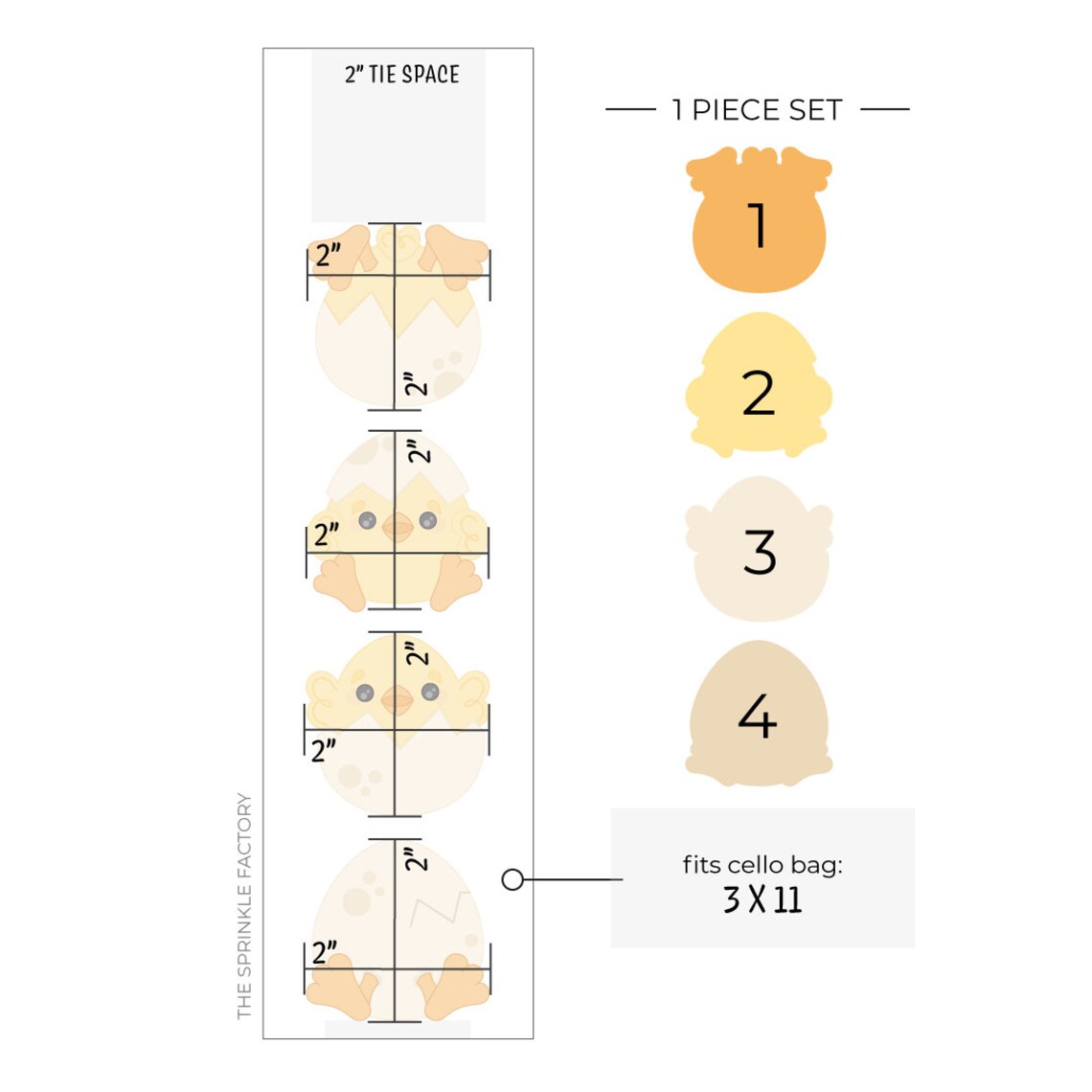 Hatching Chicks Mini Set Cookie Cutter .STL Files + . PNG Eddie Images ...