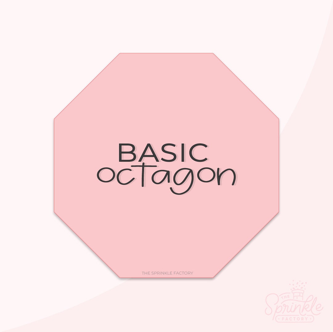 Basic Octagon Cookie Cutter Set With 7 .STL Files .SVG Outline - Etsy