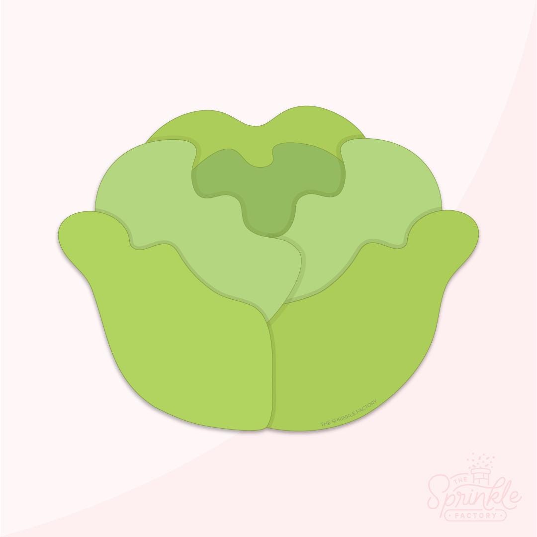 Lettuce Plant Cookie Cutter .STL Files + . PNG Eddie Image! - Etsy