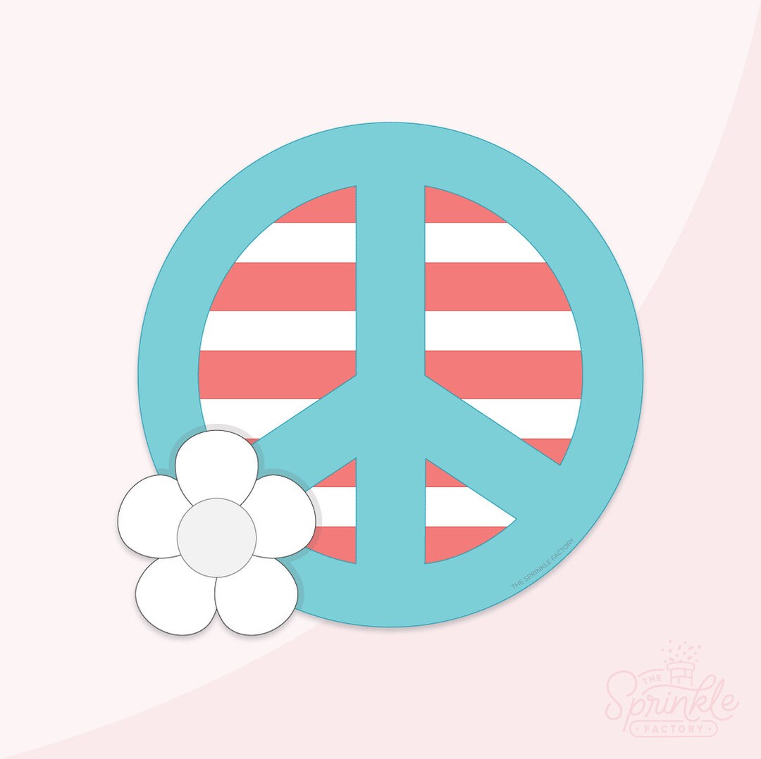 Daisy Peace Sign Cookie Cutter .STL Files + . PNG Eddie Image! - Etsy