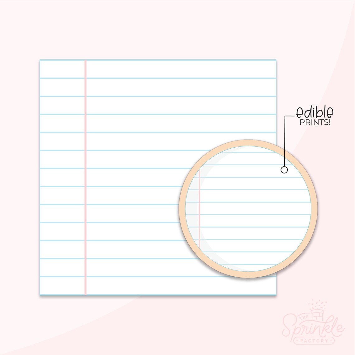 Notebook Paper Print .PNG - Etsy