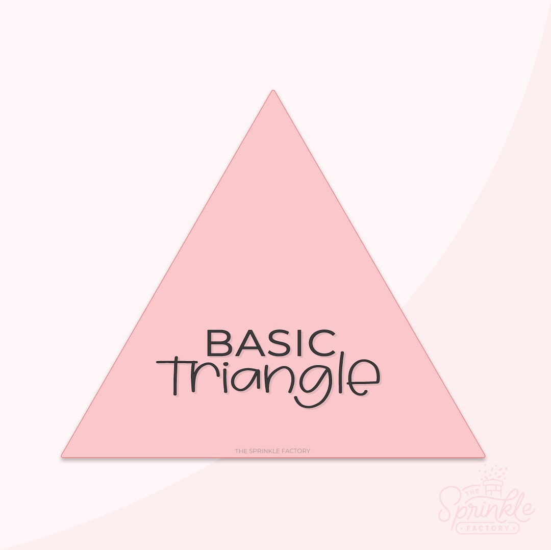 Basic Triangle Cookie Cutter Set With 7 .STL Files + .SVG Outline! - Etsy