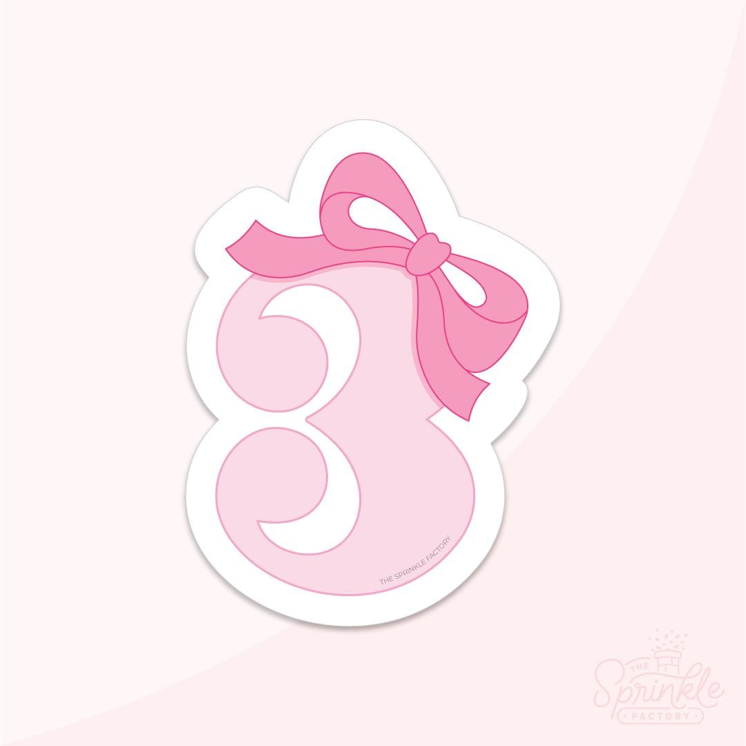 Coquette Number 3 Cookie Cutter Set .STL Files + . PNG Eddie Images! - Etsy