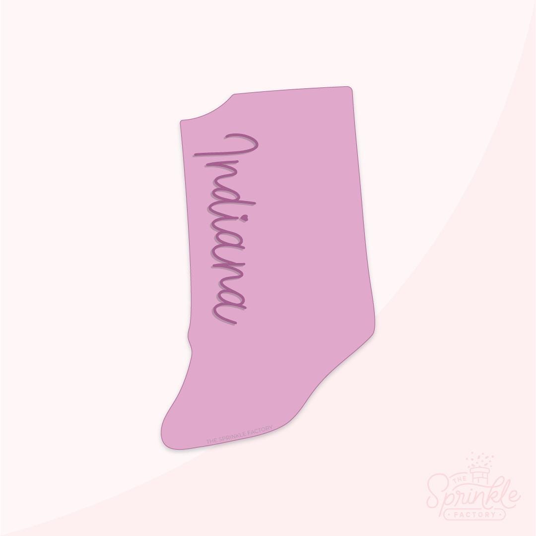USA State Indiana Cookie Cutter .STL Files + .SVG Outline! - Etsy