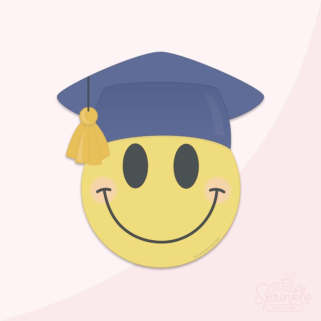 Smiley Grad Cookie Cutter Set .STL Files + 8 .PNG Eddie Images! - Etsy ...