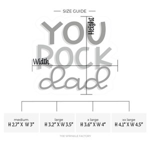 You Rock Dad Cookie Cutter .STL Files + . PNG Eddie Image! - Etsy