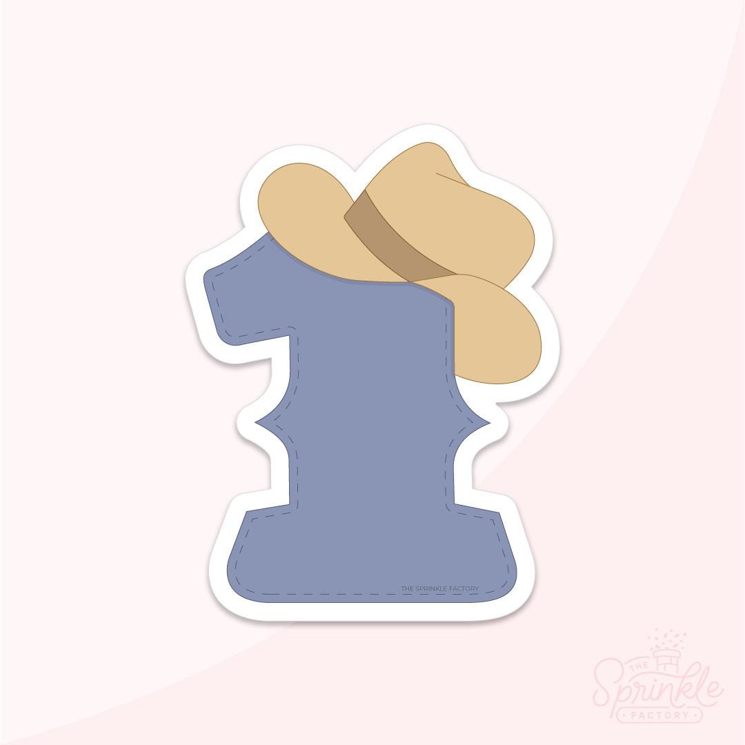 First Rodeo Number One Cookie Cutter .STL Files With Eddie .PNG Image ...