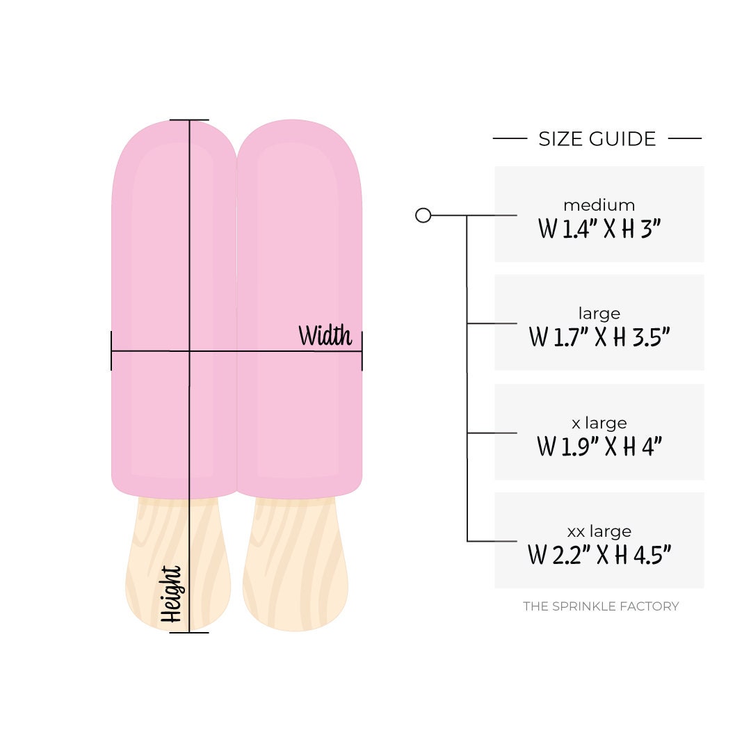 Popsicle Double Cookie Cutter Set .STL Files + . PNG Eddie Image! - Etsy