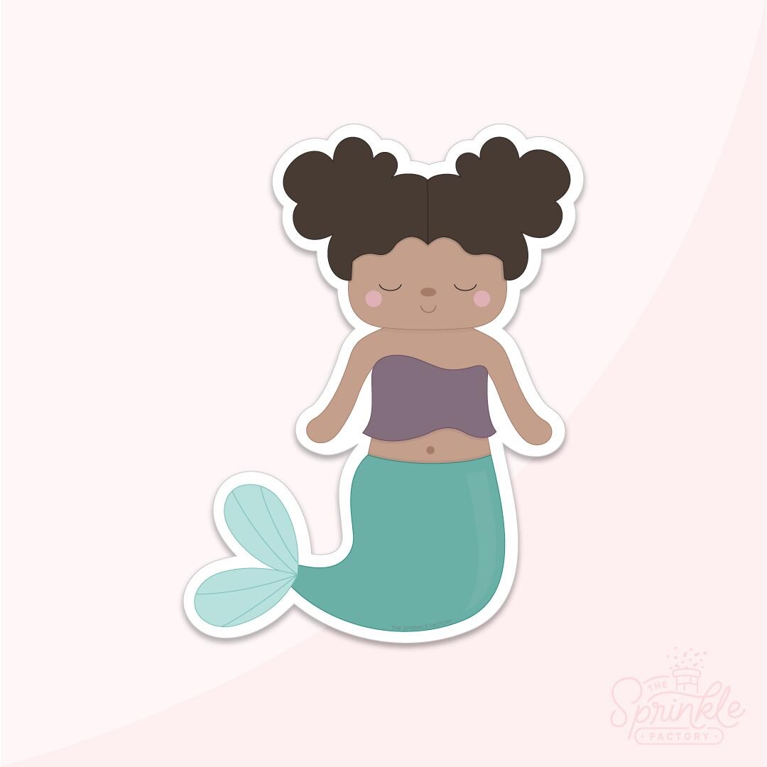 Mermaid Whimsy Buns Cookie Cutter .STL Files + . PNG Eddie Image! - Etsy