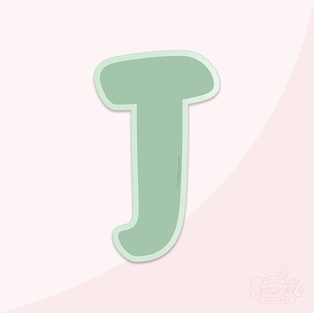 Chunky Letter J Cookie Cutter .STL Files + .SVG Outlines! - Etsy