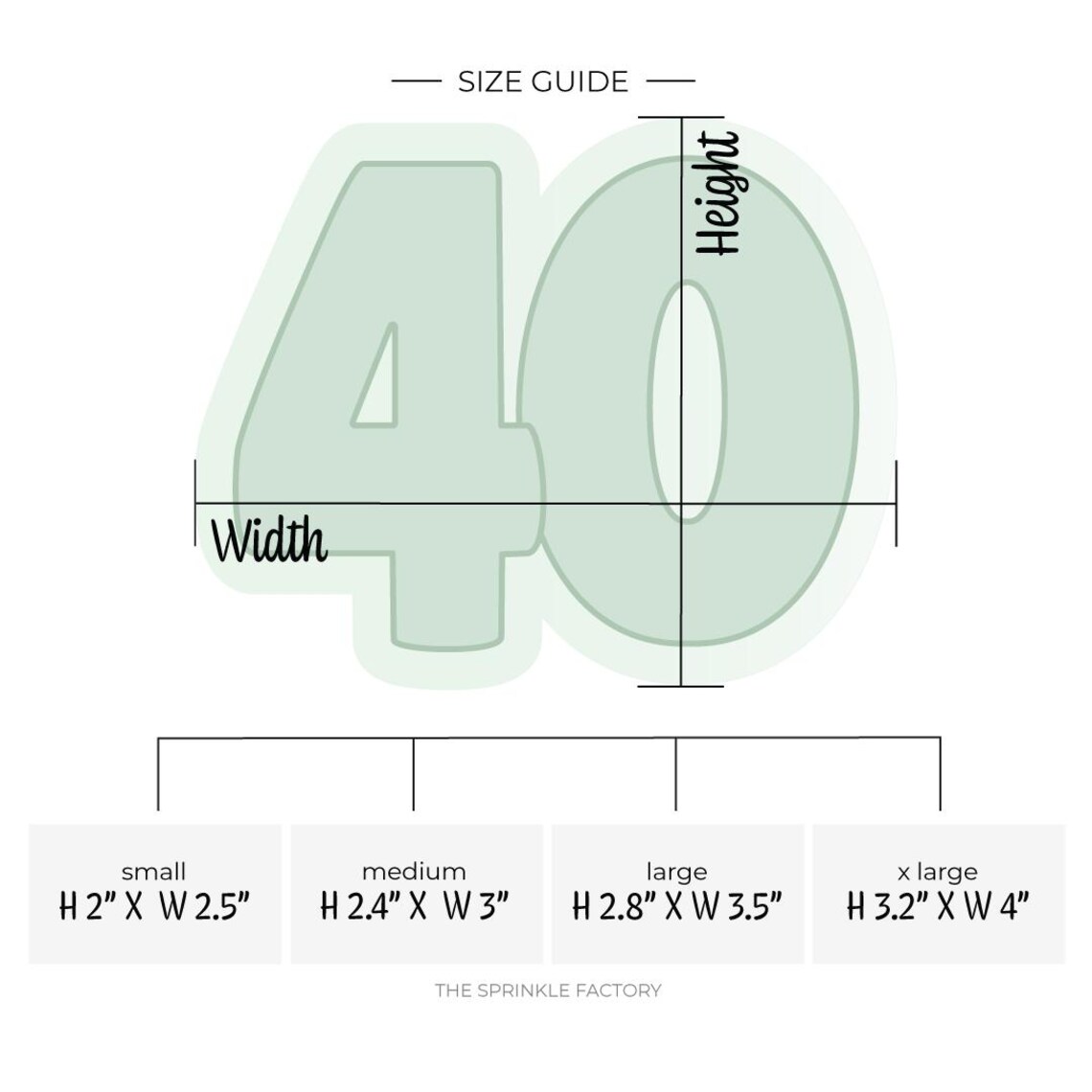 Number 40 Birthday STL Cookie Cutter AND .SVG Eddie Outlines ...
