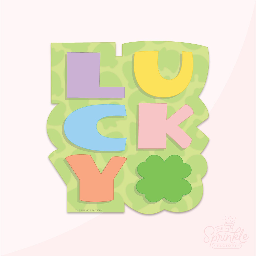 Stacked Lucky Cookie Cutter .STL Files + . PNG Eddie Image! - Etsy