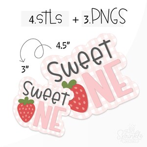 Sweet One Cookie Cutter .STL Files + . PNG Eddie Images! - Etsy