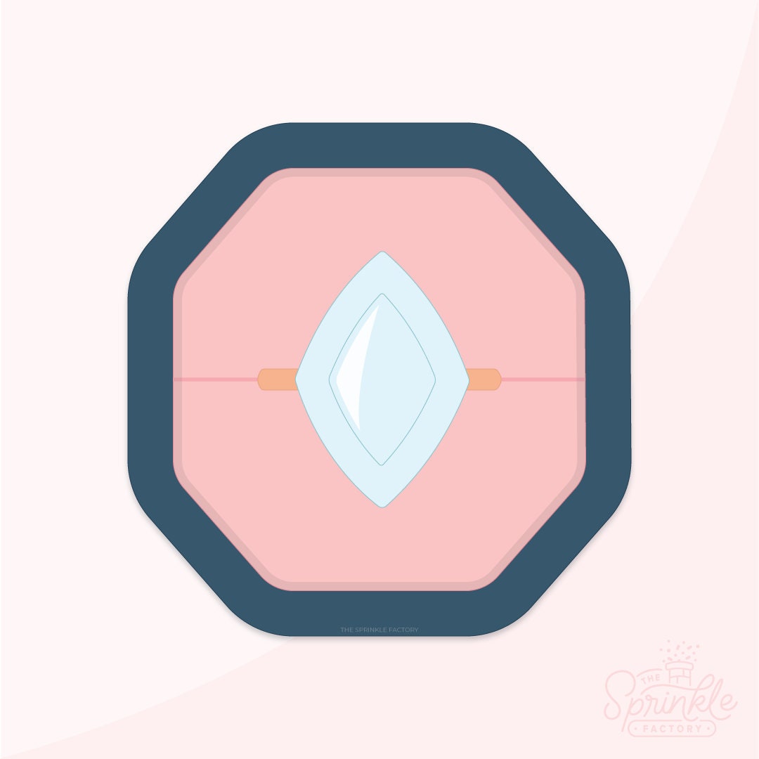Ring Box Top Cookie Cutter Set .STL Files + .PNG Eddie Image! - Etsy