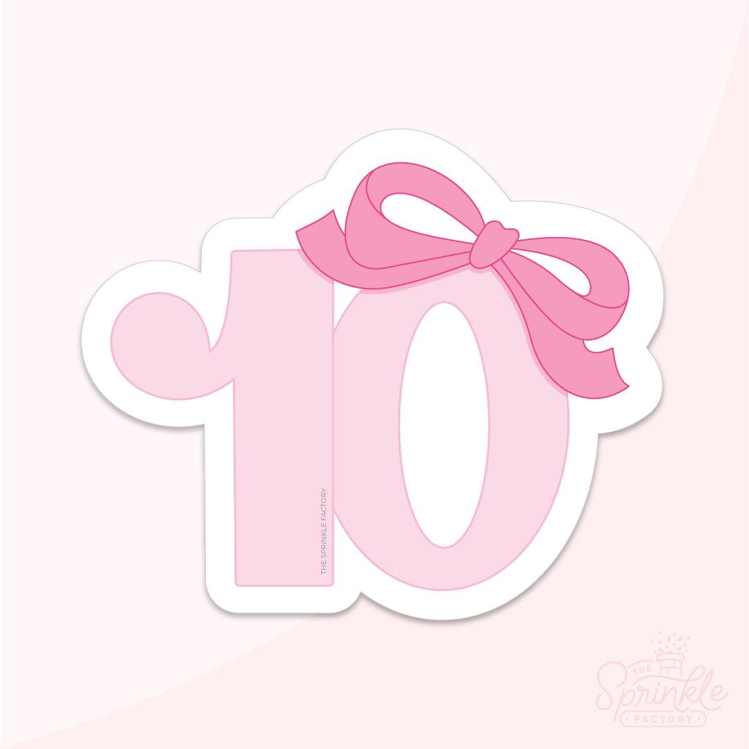 Coquette Number 10 Cookie Cutter Set .STL Files + . PNG Eddie Images ...