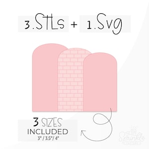 Number 1 Lettered Cookie Cutter .STL Files + .SVG Outlines! - Etsy