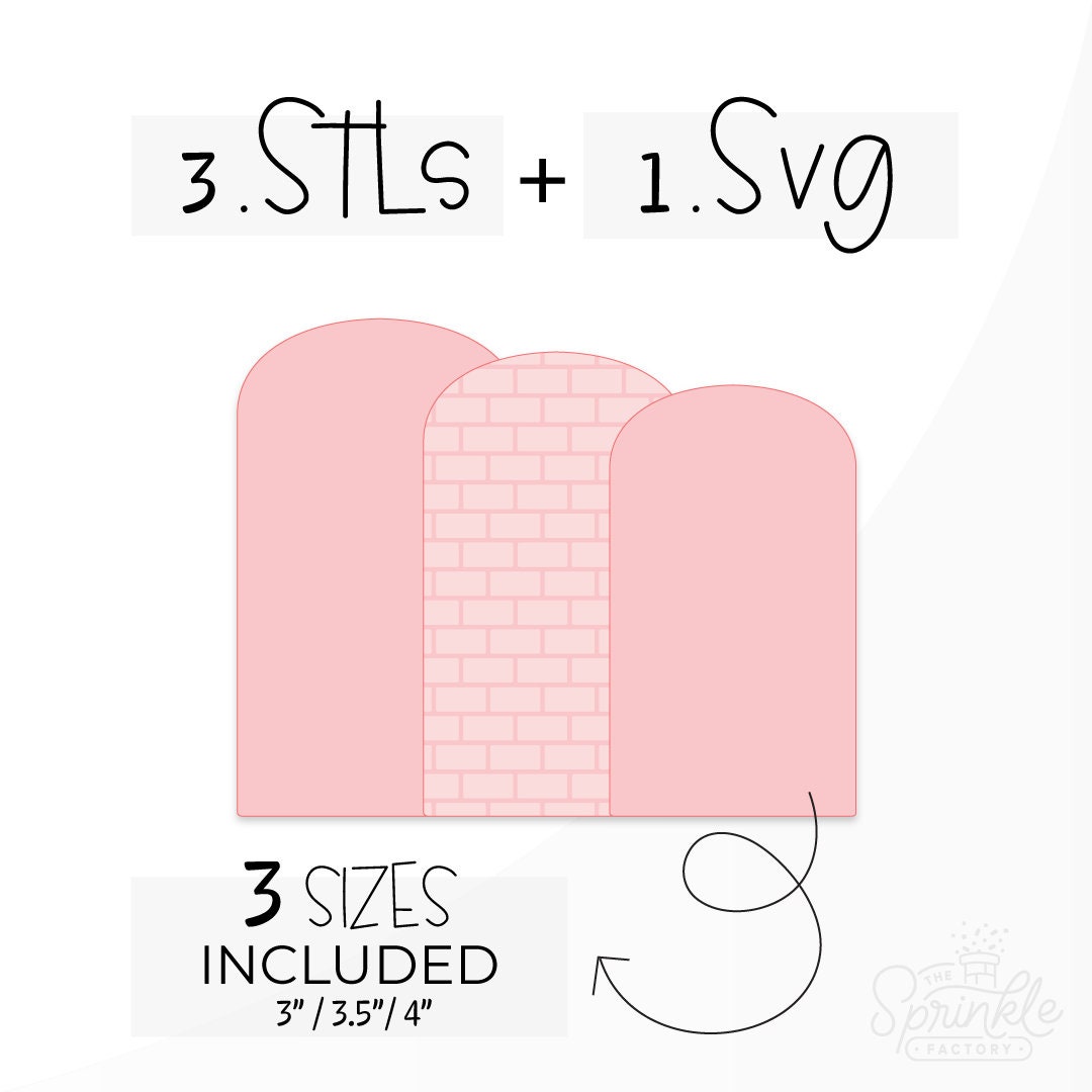 Number 1 Lettered Cookie Cutter .STL Files + .SVG Outlines! - Etsy