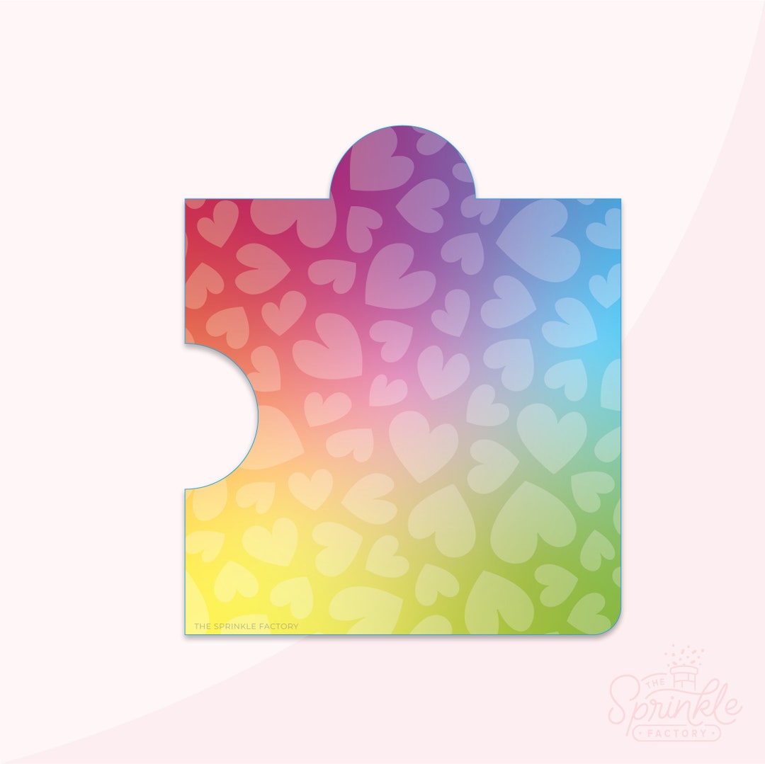 Single Puzzle Piece Cookie Cutter Set .STL Files + . SVG Template File ...