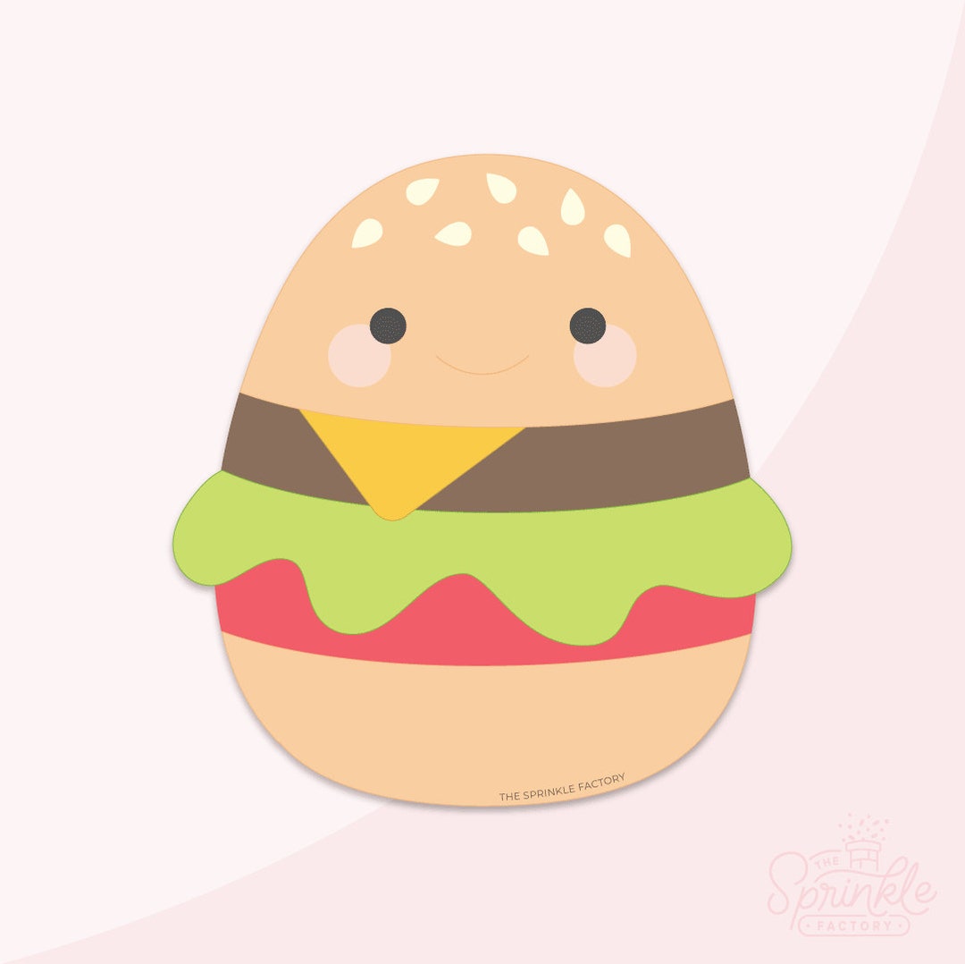 Squish Burger Cookie Cutter .STL Files + . PNG Eddie Image! - Etsy