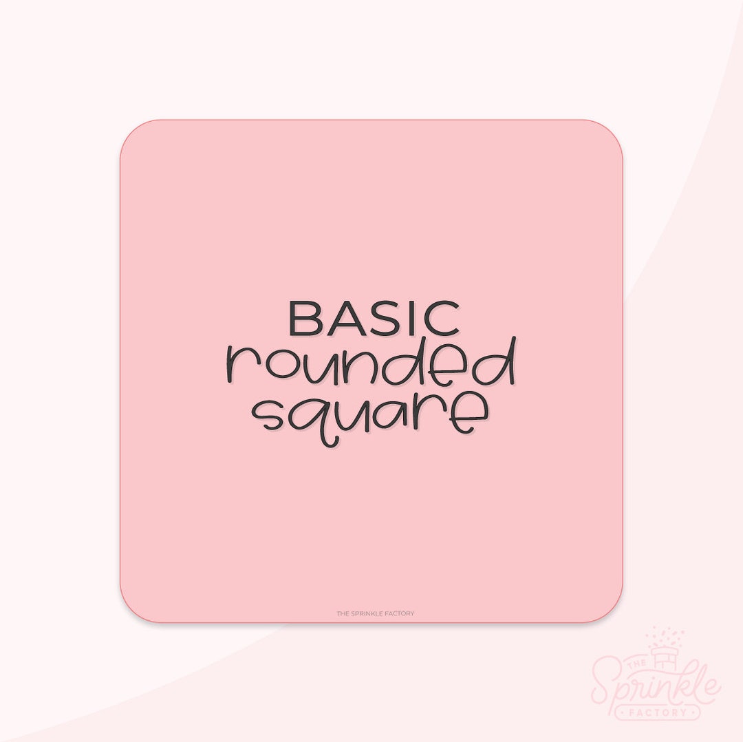 Basic Rounded Square Cookie Cutter Set With 7 .STL Files + .SVG Outline ...