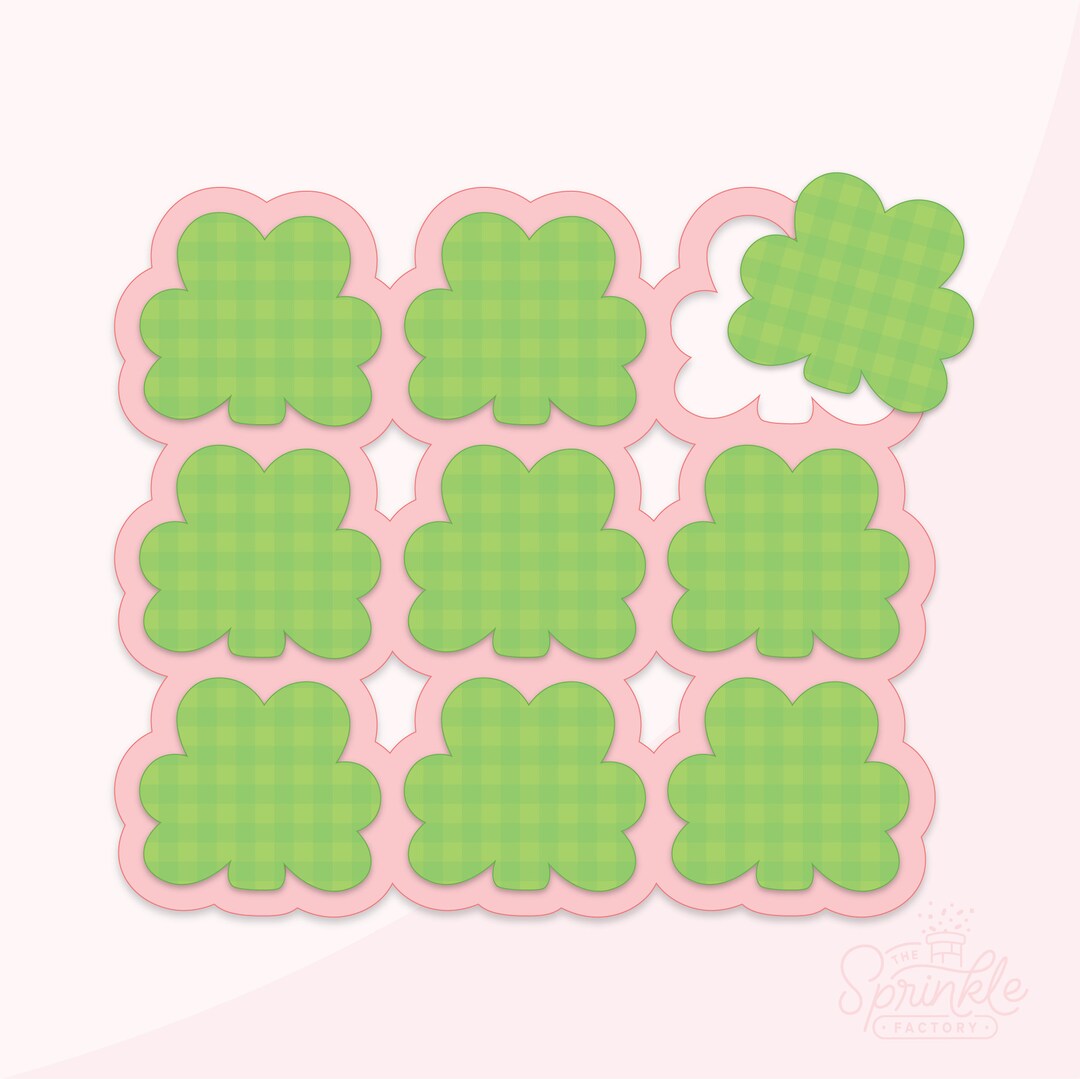 Shamrock Multi Cutter .STL + .PNG Eddie Image! - Etsy