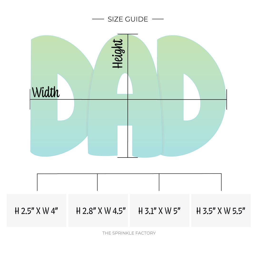 DAD Cookie Cutter Set .STL Files + . PNG Eddie Image! - Etsy