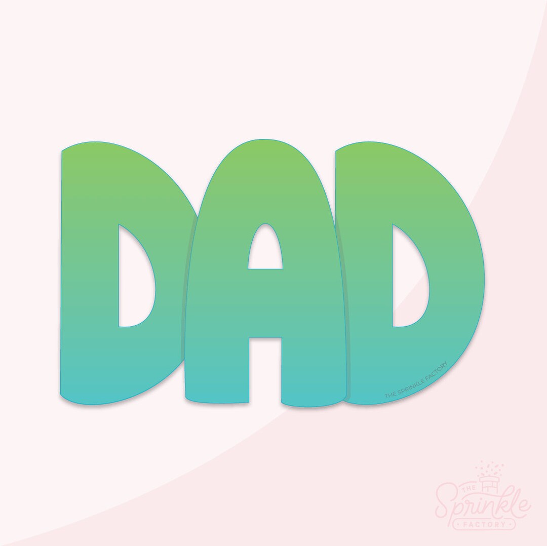 DAD Cookie Cutter Set .STL Files + . PNG Eddie Image! - Etsy