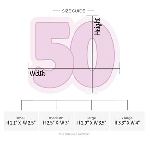 Number 50 Birthday STL Cookie Cutter AND .SVG Eddie Outlines ...