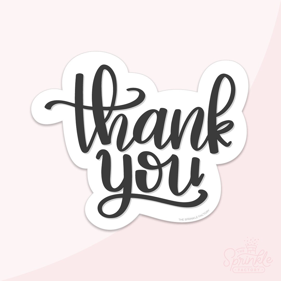 Thank You Lettered Cookie Cutter .STL Files + . PNG Eddie Images! - Etsy