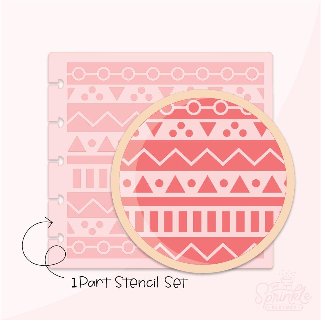 Geometric Aztec Print Digital .SVG Cookie Stencil! - Etsy